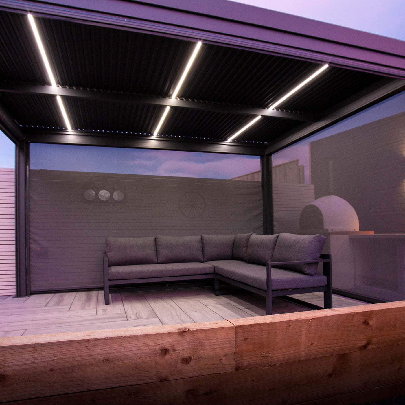 3m Privacy Screen (Inner Middle) for Galaxy Pergolas | ATM Living