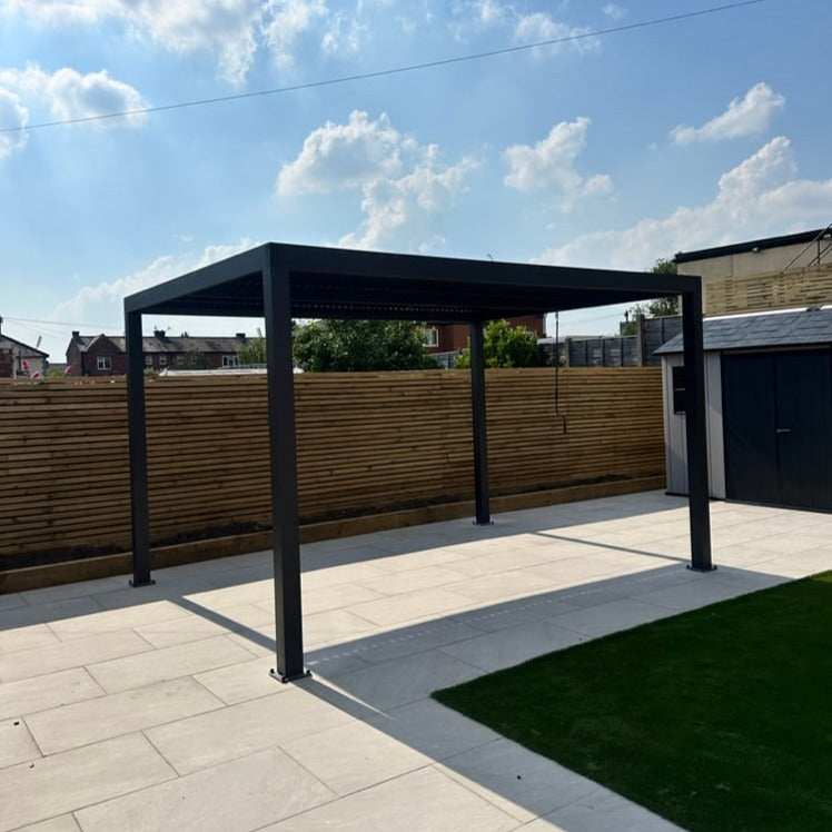 Athena Deluxe Aluminium Pergola - 3m x 4m | ATM Living