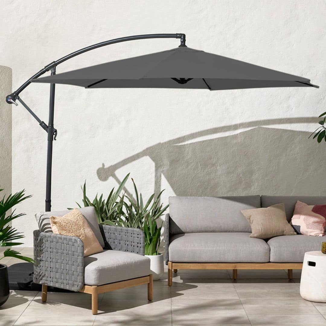 3m Standard Cantilever Parasol with Cross Stand