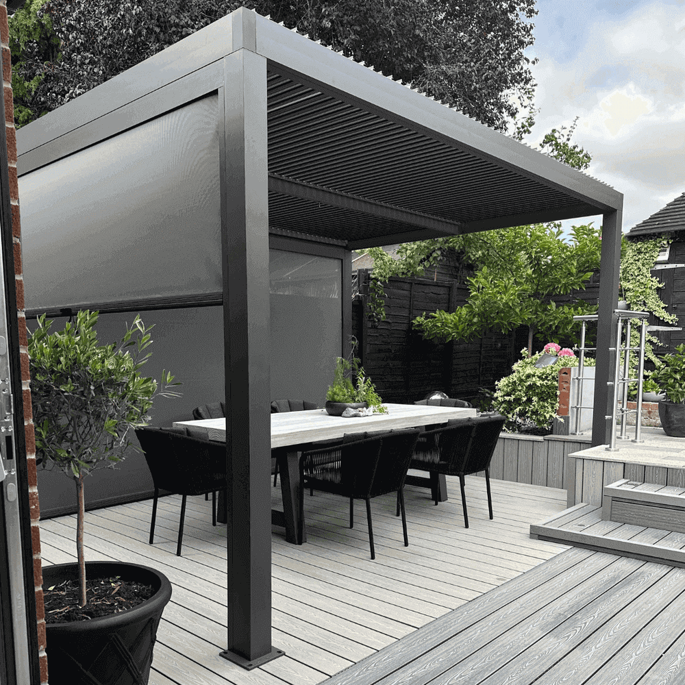 Athena Deluxe Aluminium Pergola - 3m x 4m | ATM Living