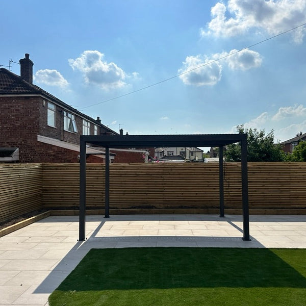 Athena Deluxe Aluminium Pergola - 3m x 4m | ATM Living