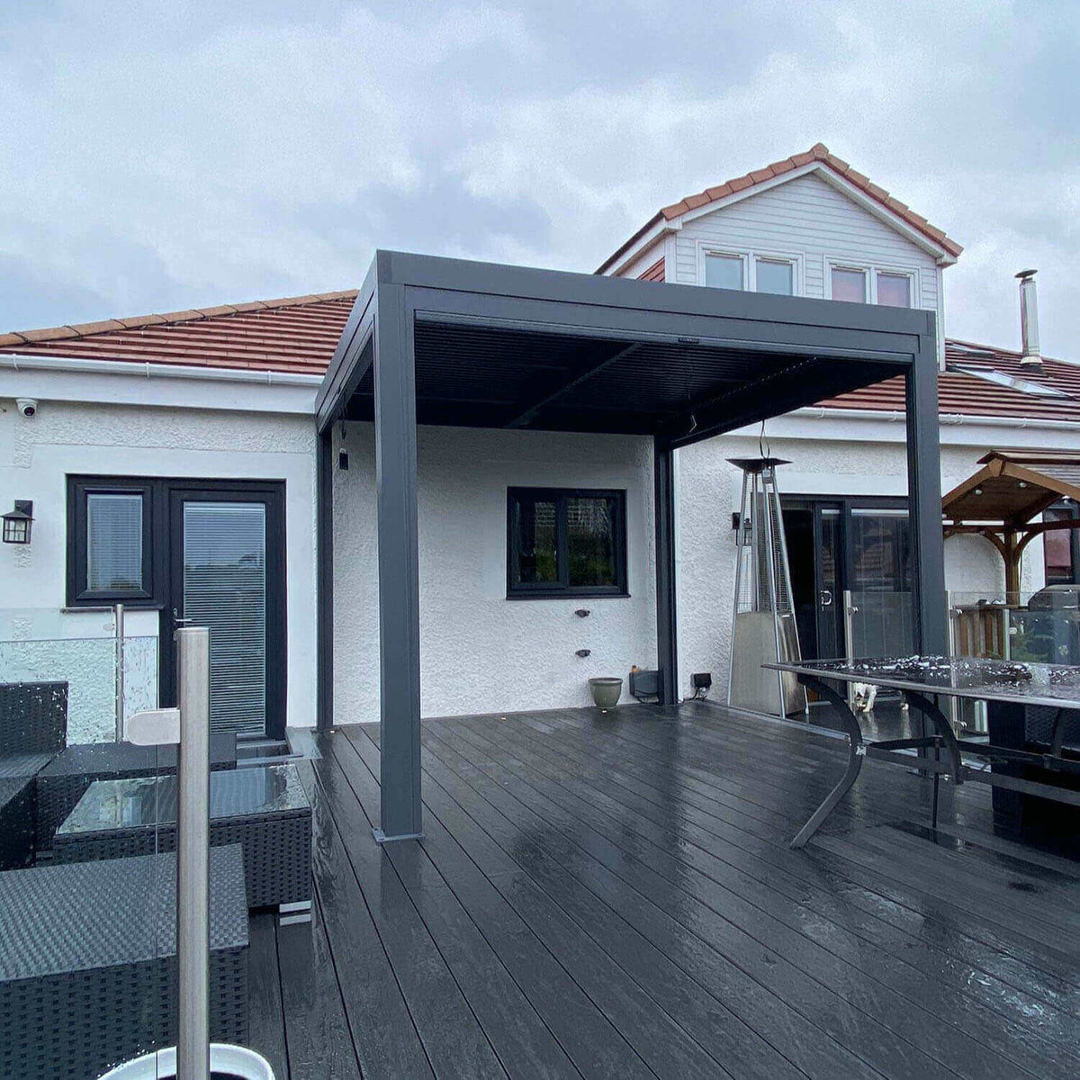 Athena Deluxe Aluminium Pergola - 3m x 3m | ATM Living