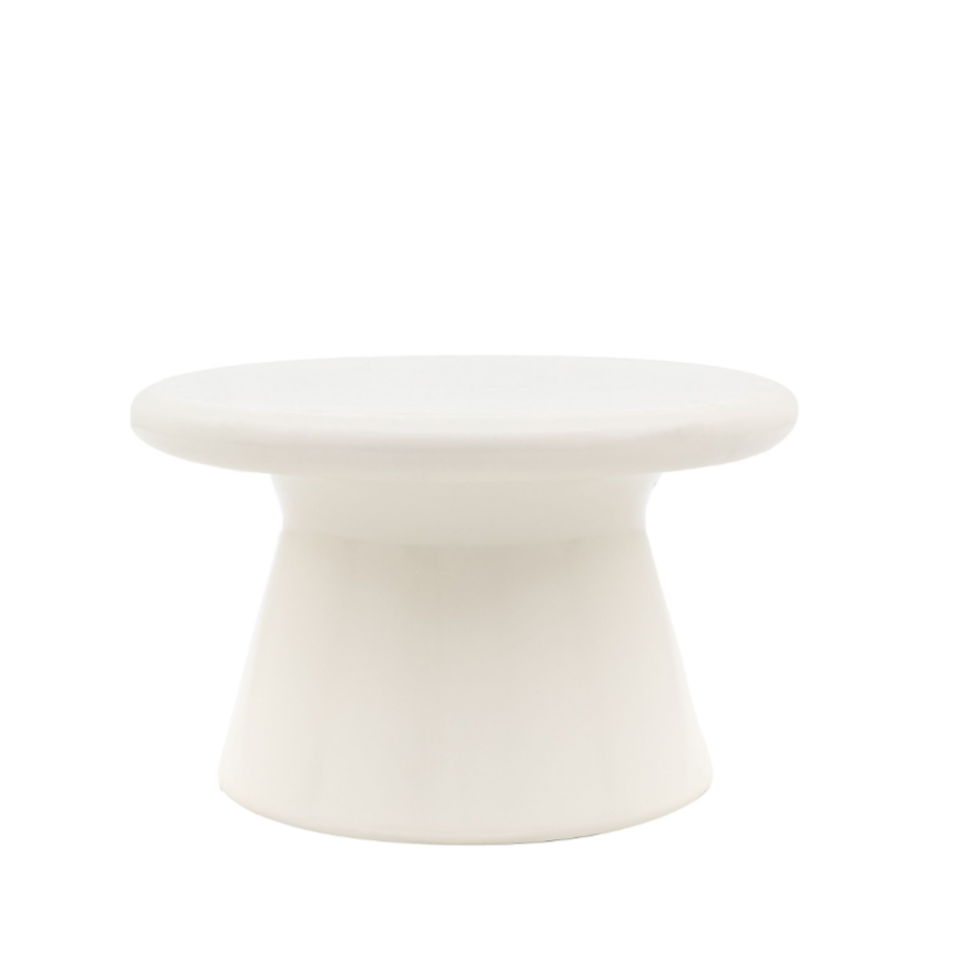 Concrete pedestal coffee table store